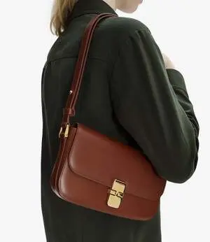 A.p.c. Grace Shoulder Bag One Size - Brown