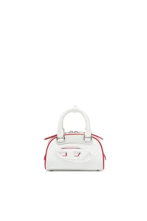 DIESEL® 1dr Dome-colour-block Small Bowling Bag - White