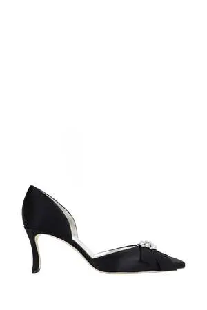 Manolo Blahnik Apidosa 70 Jewel Embellished Pumps - Black