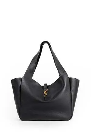 Saint Laurent Le 5 À 7 Bea In Grained Leather - Black