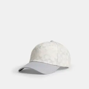 COACH OUTLET Signature Baseball Hat - Chalk/blue