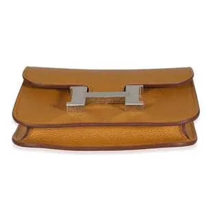 Hermès Sesame Epsom Constance Slim Wallet Phw - Brown
