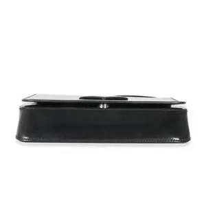 Prada Brushed Leather Shoulder Bag - Black