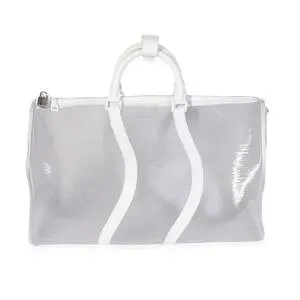 LOUIS VUITTON Clear Epi Wavy Keepall Bandoulière 50 Duffle Bag