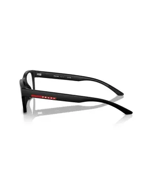 Prada Rectangle Eyeglasses - Black Rubbered