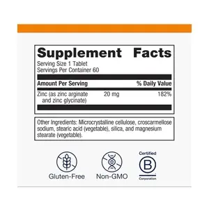 METAGENICS Zinc A.g. Highly Absorbable Zinc With Arginine And Glycine Chelates