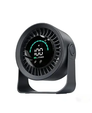 COWIN Usb-c Rechargeable Desk Fan - Black