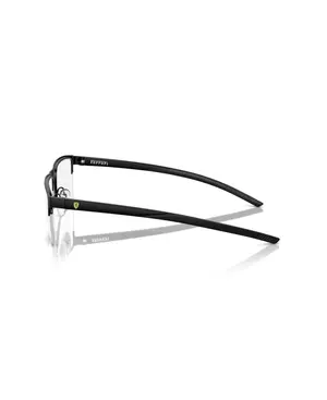 SCUDERIA FERRARI Rectangular Eyeglasses - Matte Black