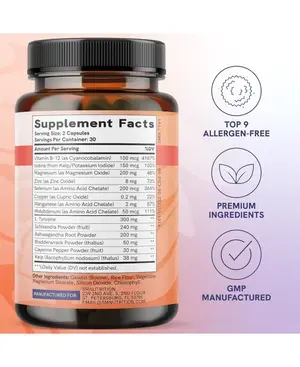 SMNUTRITION Thyroid Support For Capsules