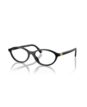 Miu Miu Oval Eyeglasses - Black