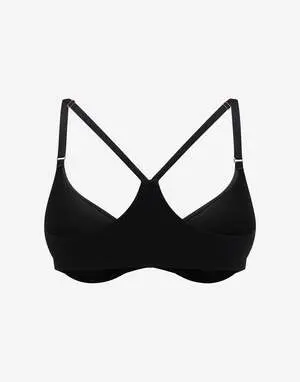 THIRDLOVE Comfortstretch Front Close Racerback Bra - Black