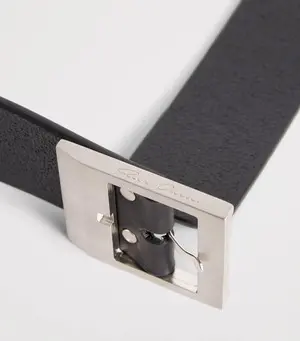 Rick Owens Leather Stooges Belt