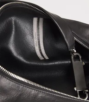 Rick Owens Leather Gemini Messenger Bag