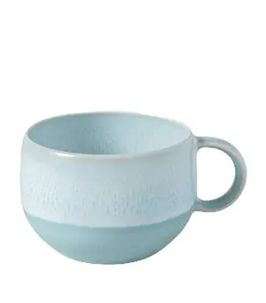 VILLEROY & BOCH Porcelain Perlemor Aqua Espresso Cup - Blue