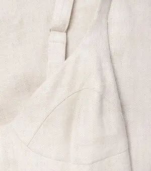TOCCIN Linen-blend Arya Midi Dress