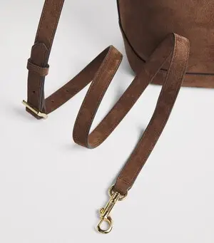 Sandro Suede Tangoso Bucket Bag