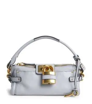 Chloé Small Leather Paddington Top-handle Bag - Blue
