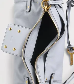 Chloé Small Leather Paddington Top-handle Bag - Blue