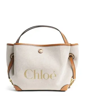 Chloé Small Canvas Clover Carry Top-handle Bag