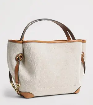 Chloé Small Canvas Clover Carry Top-handle Bag