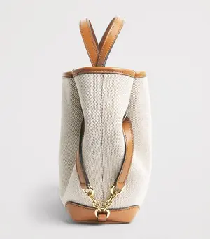 Chloé Small Canvas Clover Carry Top-handle Bag
