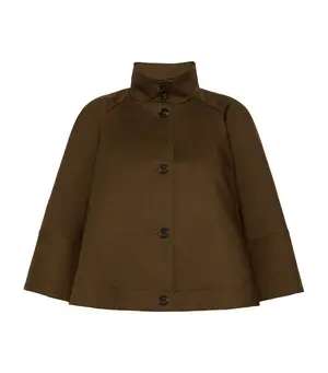 Max Mara Cotton Flared Cape