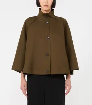 Max Mara Cotton Flared Cape