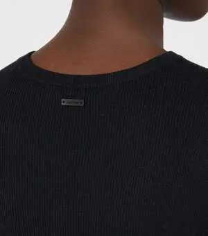 Max Mara Silk-cashmere Ribbed Tank Top