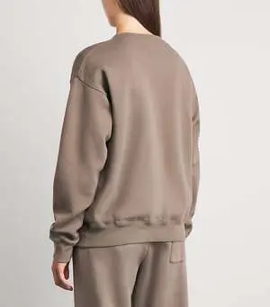 SPORTY & RICH Embroidered Crest Sweatshirt