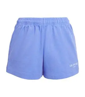 SPORTY & RICH Sr Sport Disco Shorts - Ivory