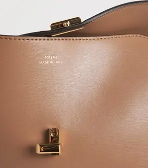 TOTEME T-lock Clutch Bag - Beige