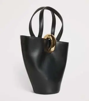 Jacquemus Small Leather Le Bambola Tote Bag