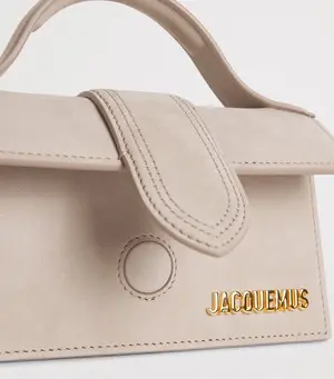 Jacquemus Mini Suede Le Bambino Top-handle Bag