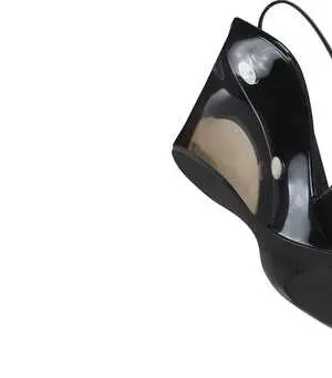 Alaïa Patent Leather Invisible Wedge Slingback Pumps