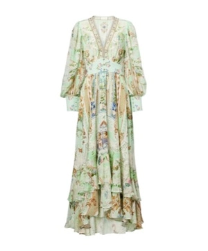 Women's Silk Blouson Dresses