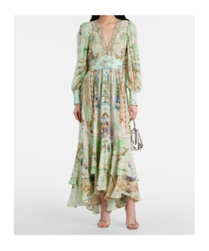 Camilla Embellished Silk Maxi Dress