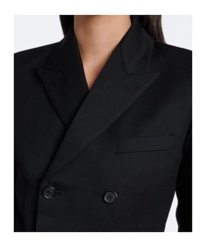 NILI LOTAN Noah Double-breasted Virgin Wool Blazer