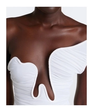 Christopher Esber Salacia Ruched Bustier Gown