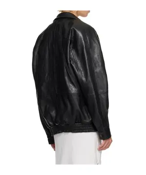 CONNER IVES Batwing Leather Jacket