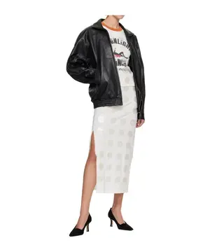 CONNER IVES Batwing Leather Jacket