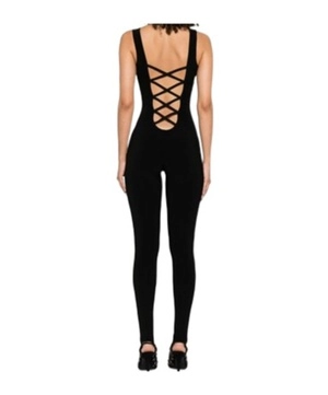 Norma Kamali Sleeveless Cut-out Catsuit