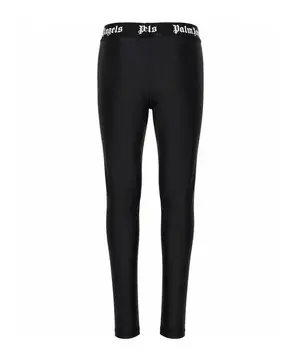 Palm Angels Logo-waistband Leggings