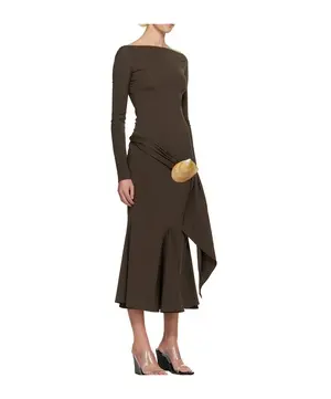 CONNER IVES Recycled Spandex Shell Belt Dress