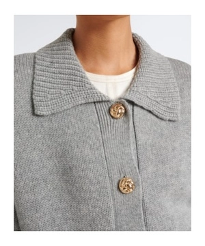 Jardin Des Orangers Wool And Cashmere Cardigan With Gold-toned Buttons