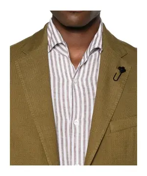 LARDINI Notched-lapels Single-breasted Blazer