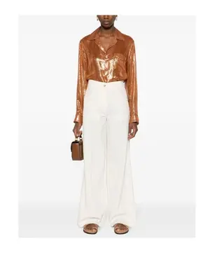 FORTE_FORTE Blended Back Bag Casual Pants