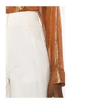 FORTE_FORTE Blended Back Bag Casual Pants