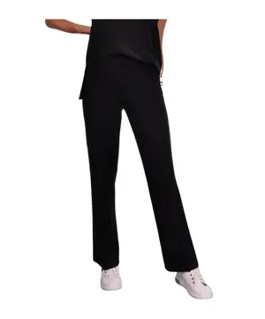 GRAN SASSO Flared Casual Pants - Black