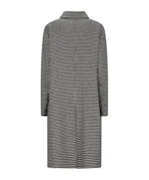LARDINI Houndstooth Wool Coat