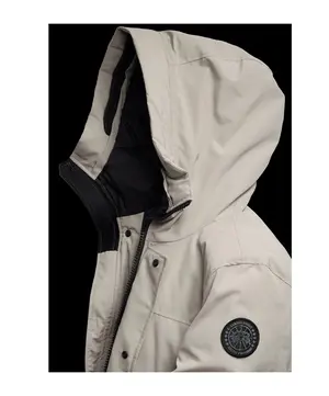 Canada Goose Hooded Logo-patch Coat